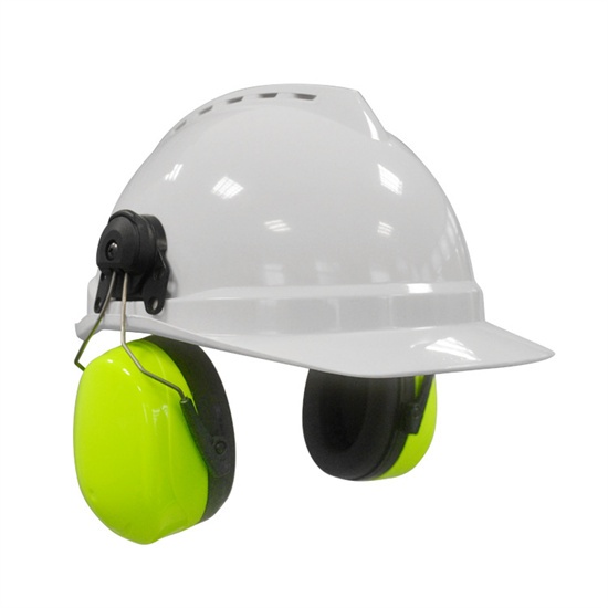 Earmuffs, Hard Hat Attached