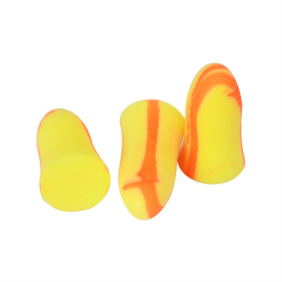 Multi-colour foam Earplugs, Uncorded