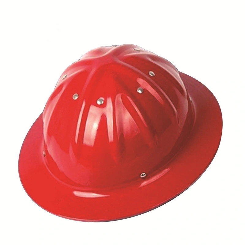 Full Brim Aluminum Safety Helmet
