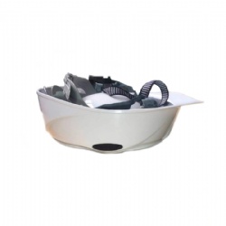 Fold-up safety helmet